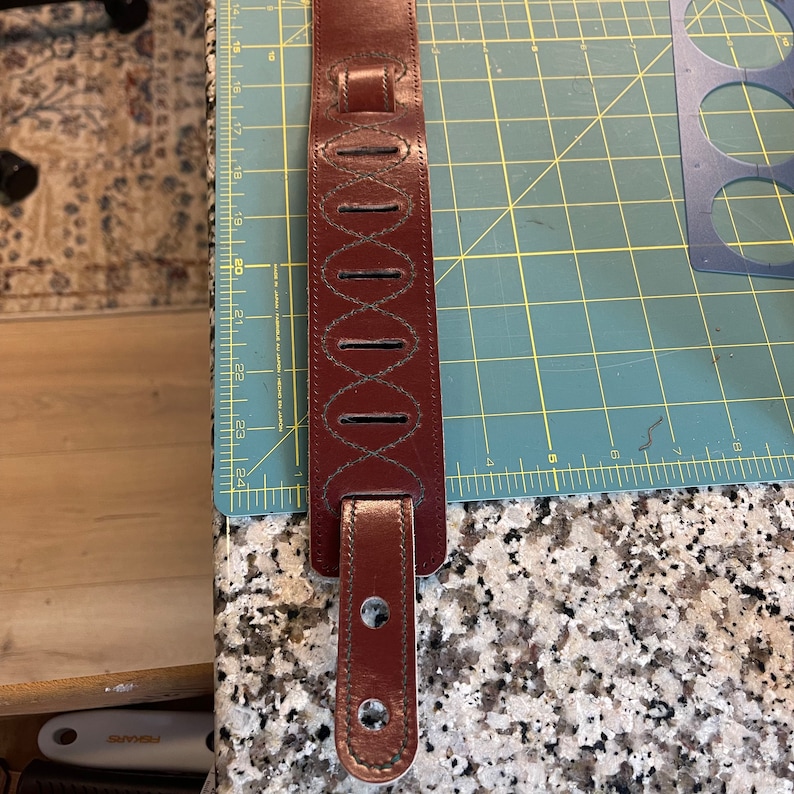 DIY Leather Guitar Strap PDF Pattern - the Buddy - Etsy