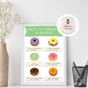 Colorful Mental Health Poster, Kindness Poster, Positive Affirmation ...