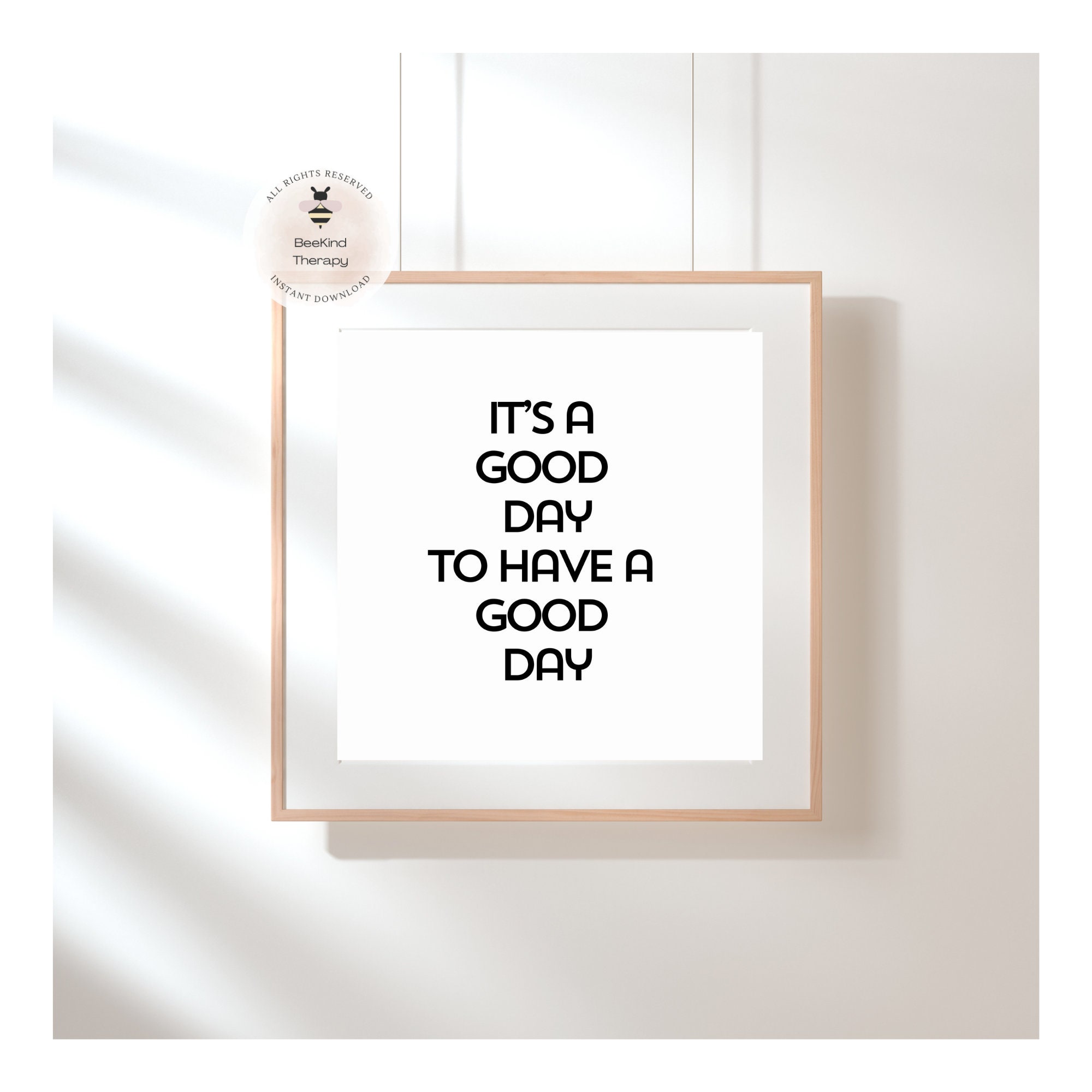 Positive Quote Wall Art, Therapy Office Decor, Classroom Printable Wall ...