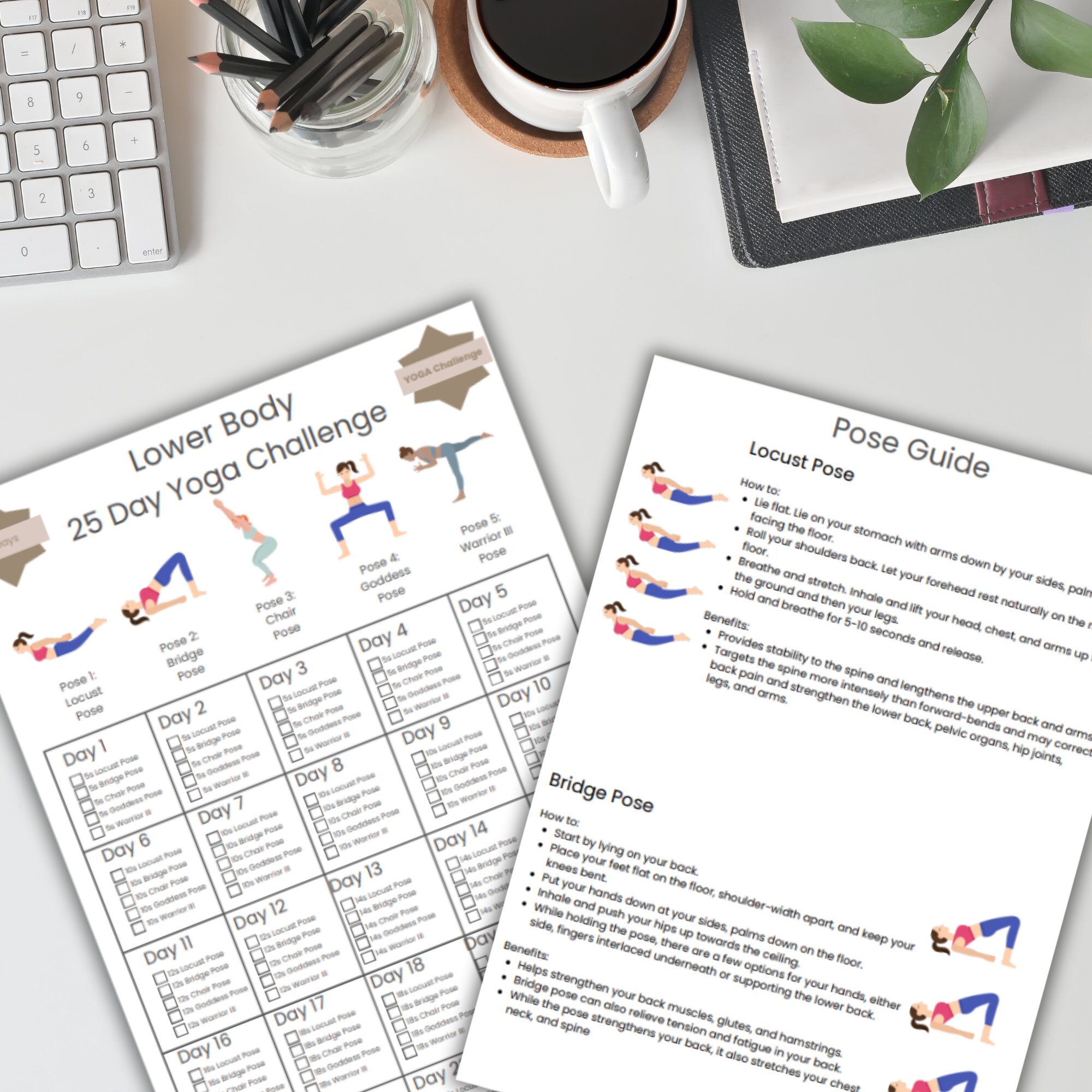 25 Day Lower Body Challenge, Butt Lift, Booty Workout, Glutes Toning ...