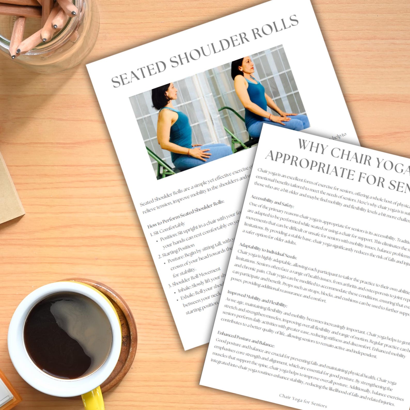 75 Pose Chair Yoga for Seniors, 25 Day Beginner, Intermediate and ...