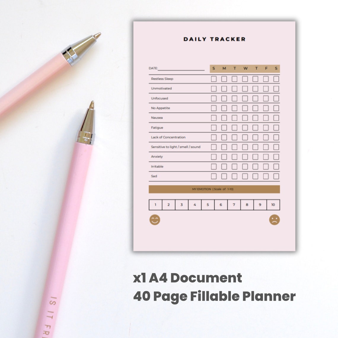 OCD Workbook, OCD Therapy Planner Printable, Obsessive Compulsive ...