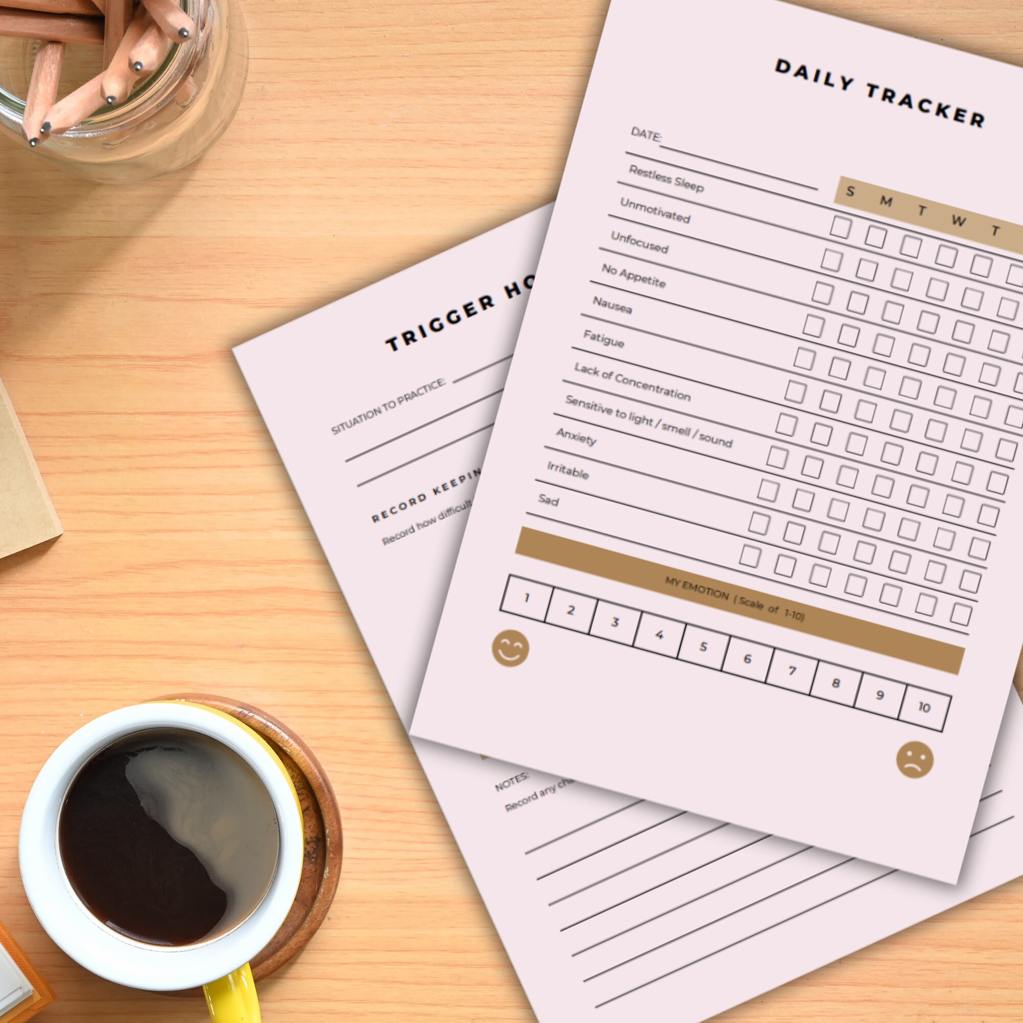 OCD Workbook, OCD Therapy Planner Printable, Obsessive Compulsive ...