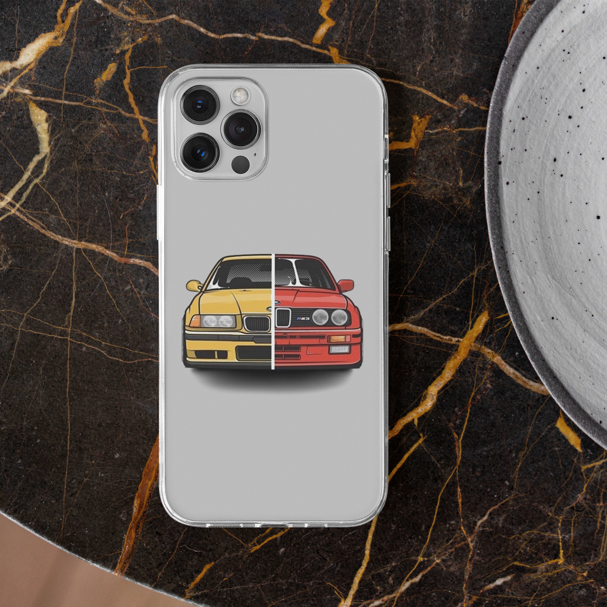 Iconic E36/E30 Bmw M Motorsport Phone Case M Power Cover Transperent ...