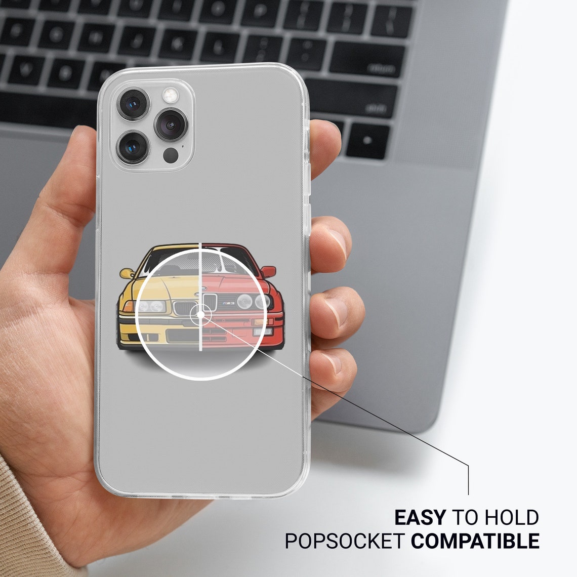 Iconic E36/E30 Bmw M Motorsport Phone Case M Power Cover Transperent ...