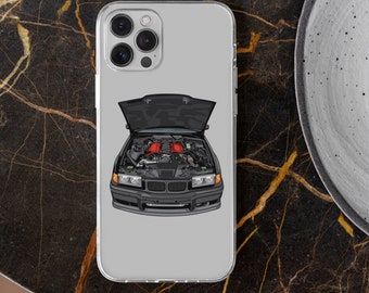Iconic E36/E30 Bmw M Motorsport Phone Case M Power Cover Transperent ...