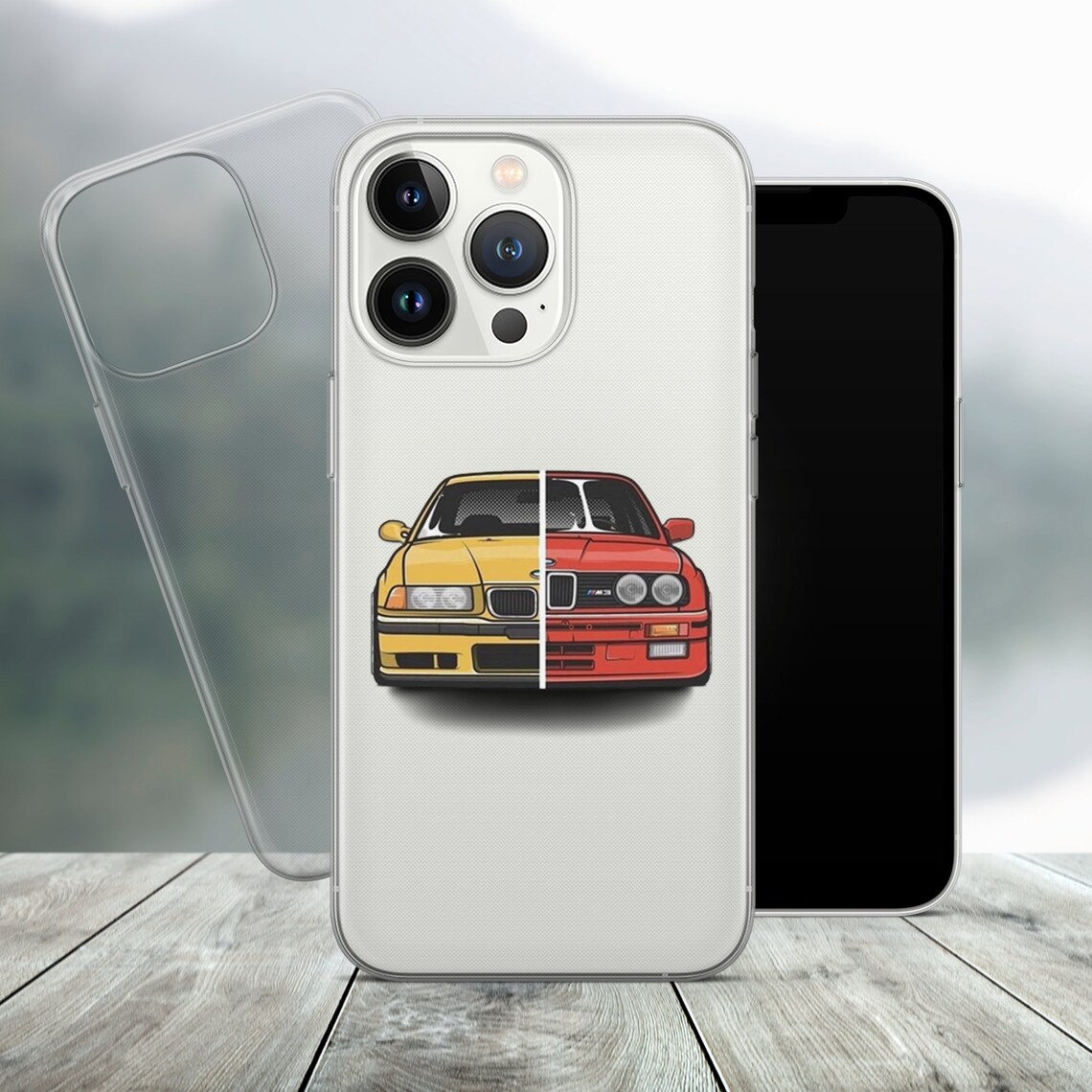 Iconic E36/E30 Bmw M Motorsport Phone Case M Power Cover Transperent ...
