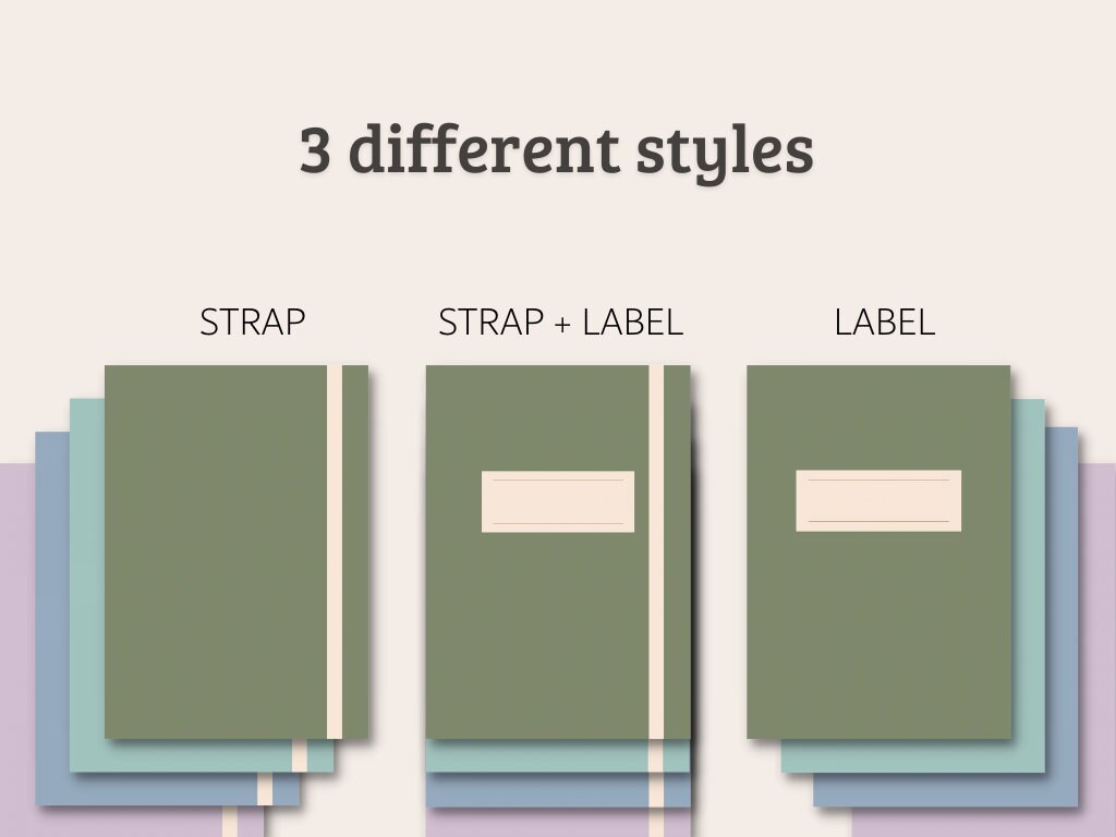 30 Digital Plain Covers for Goodnotes 5 Minimalist Pastel - Etsy