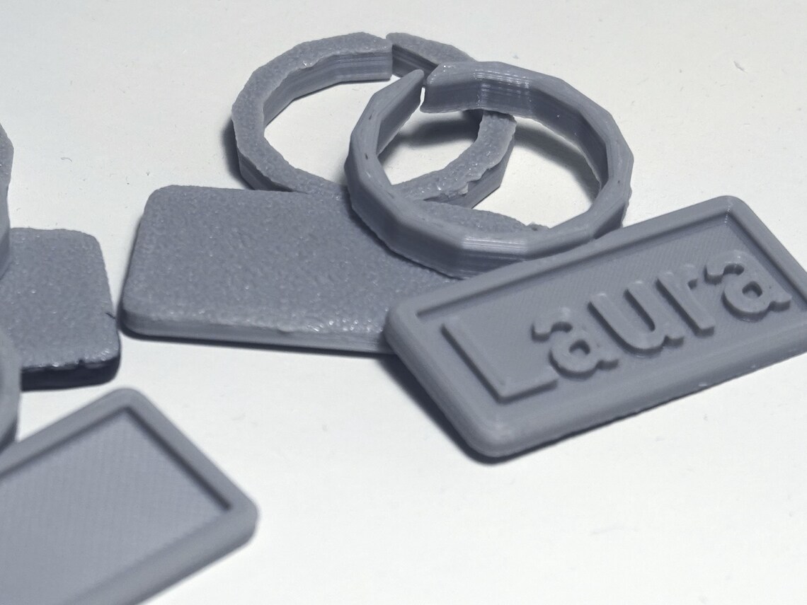 Wine Glass Charm Name Tag 3D Print File STL - Etsy
