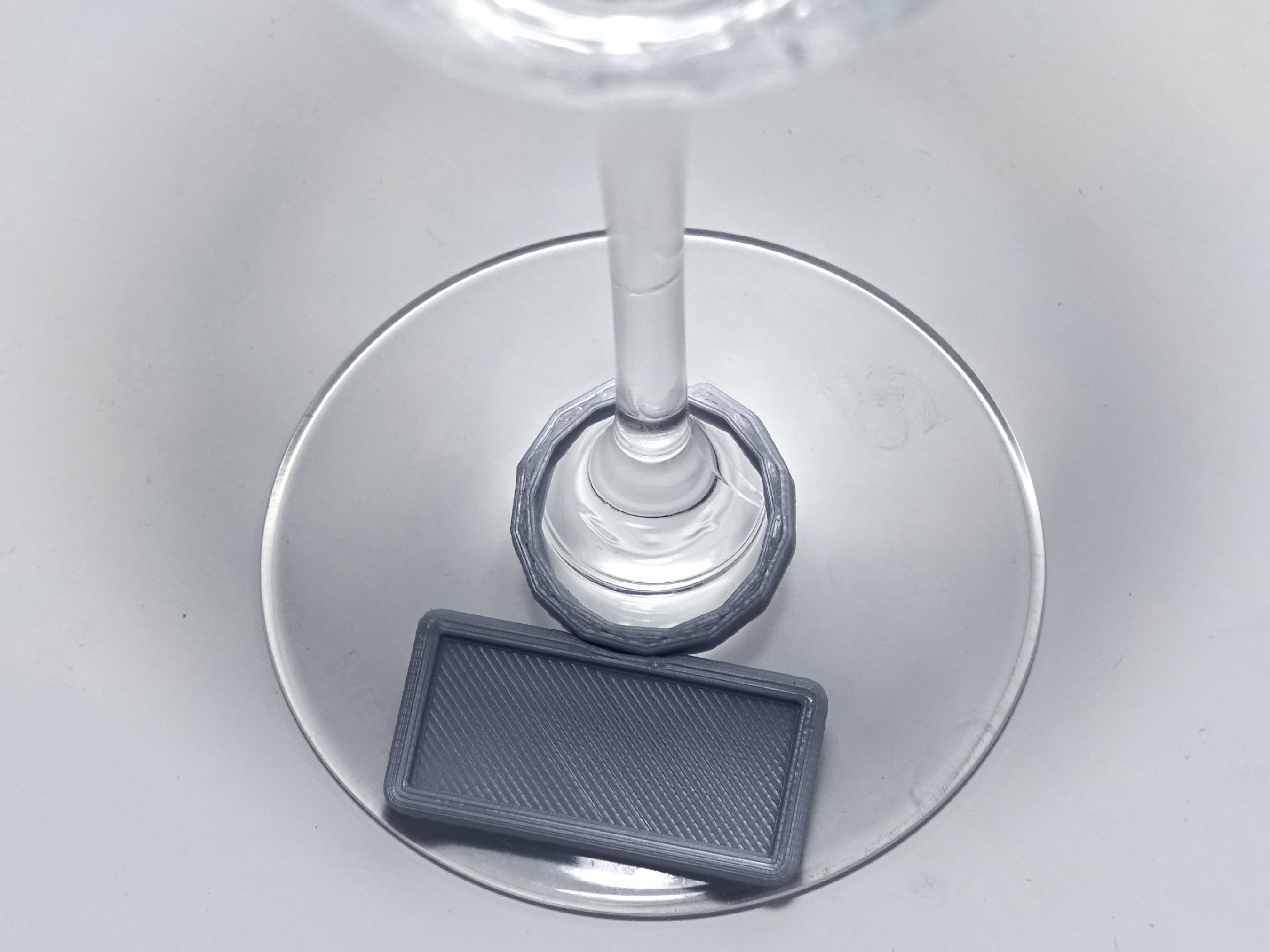 Wine Glass Charm Name Tag 3D Print File STL - Etsy