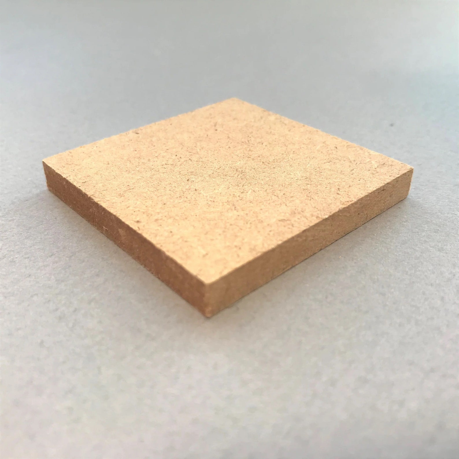 3/4 Thick MDF Blank Squares Cut to Size Multi-pack 5 Pack or 10 Pack 4x ...