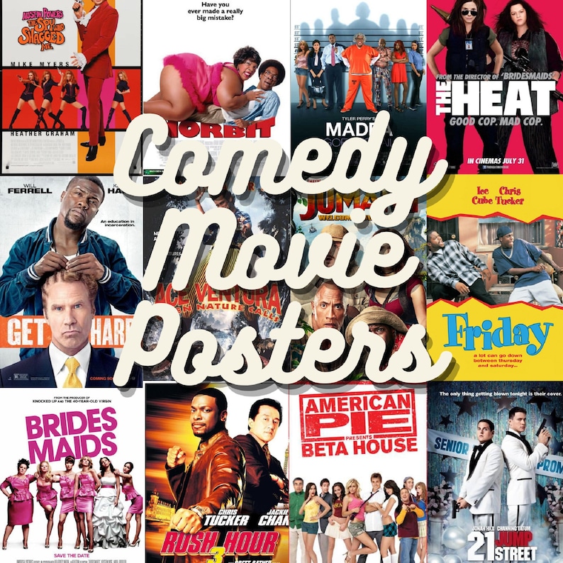 Customizable Comedy Movie Posters - Etsy