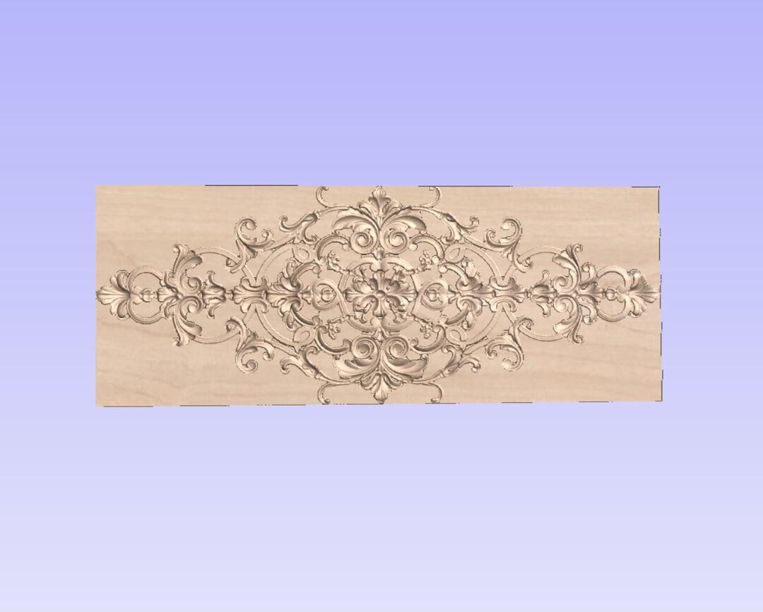 Digital CNC File Ornate Filigree Pattern Diamond Shape Engraving 3D ...