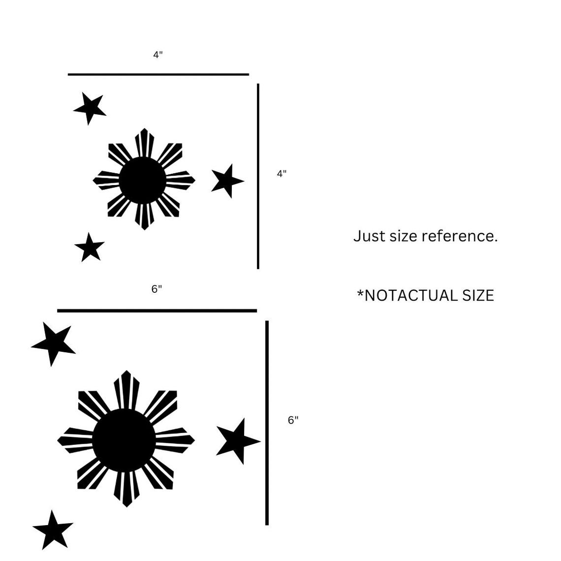 Philippine Flag Decal Sticker - Etsy