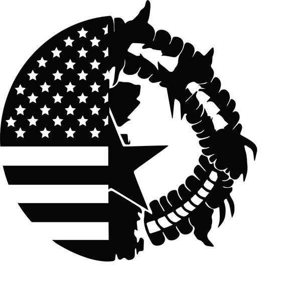 Cnmi Flag Black And White