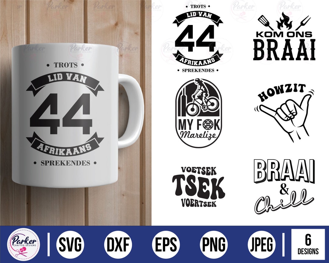 Afrikaans Segoed Bundle No 2| Cut Files | Afrikaans SVG| Instant ...