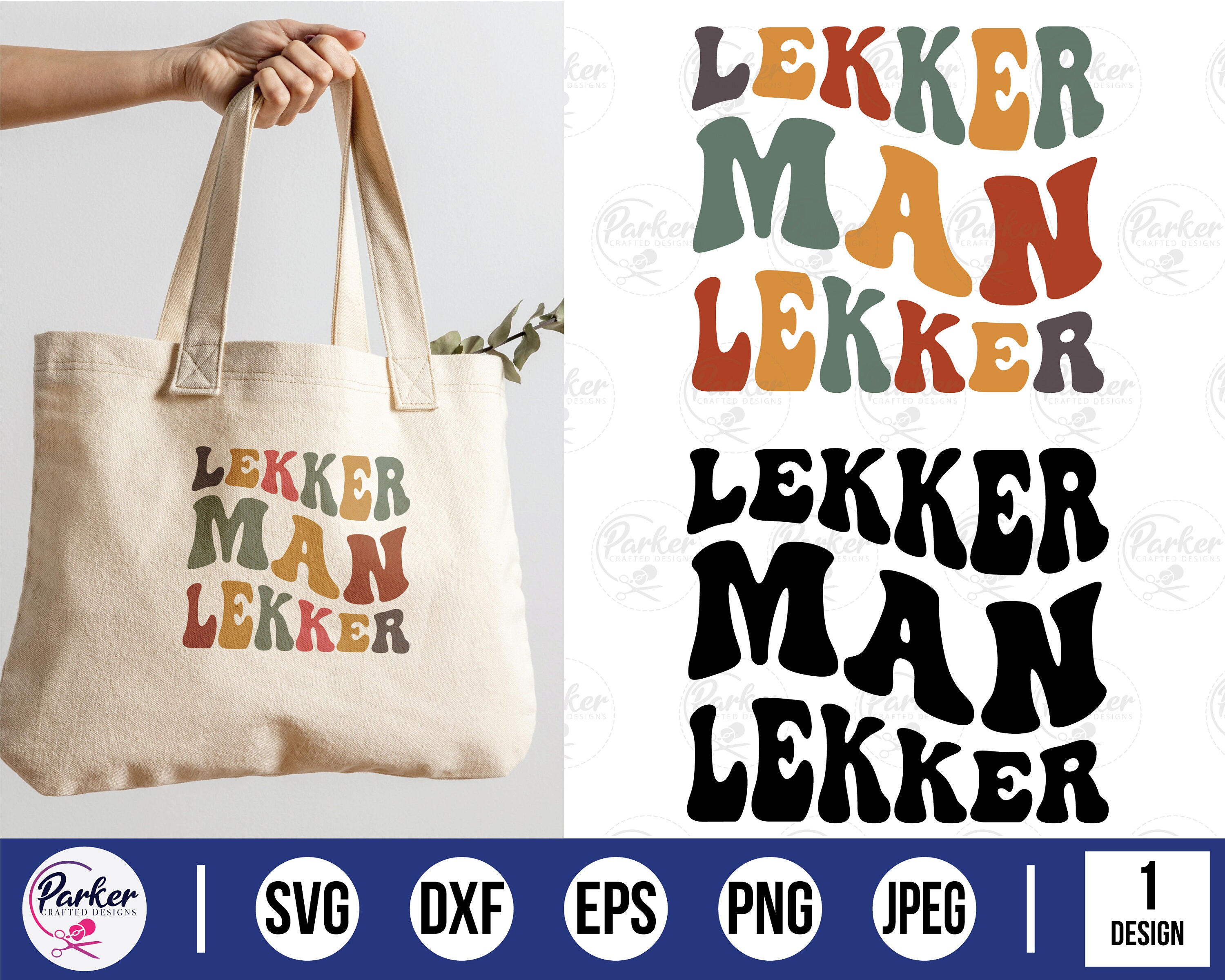 Lekker Man Lekker Retro Color| Black| Afrikaans Cut Files | Afrikaans ...