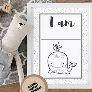 Positive Affirmations Card for Kids, Motivational Cards,kids Mood ...