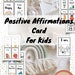 Positive Affirmations Card for Kids Motivational Cardskids - Etsy