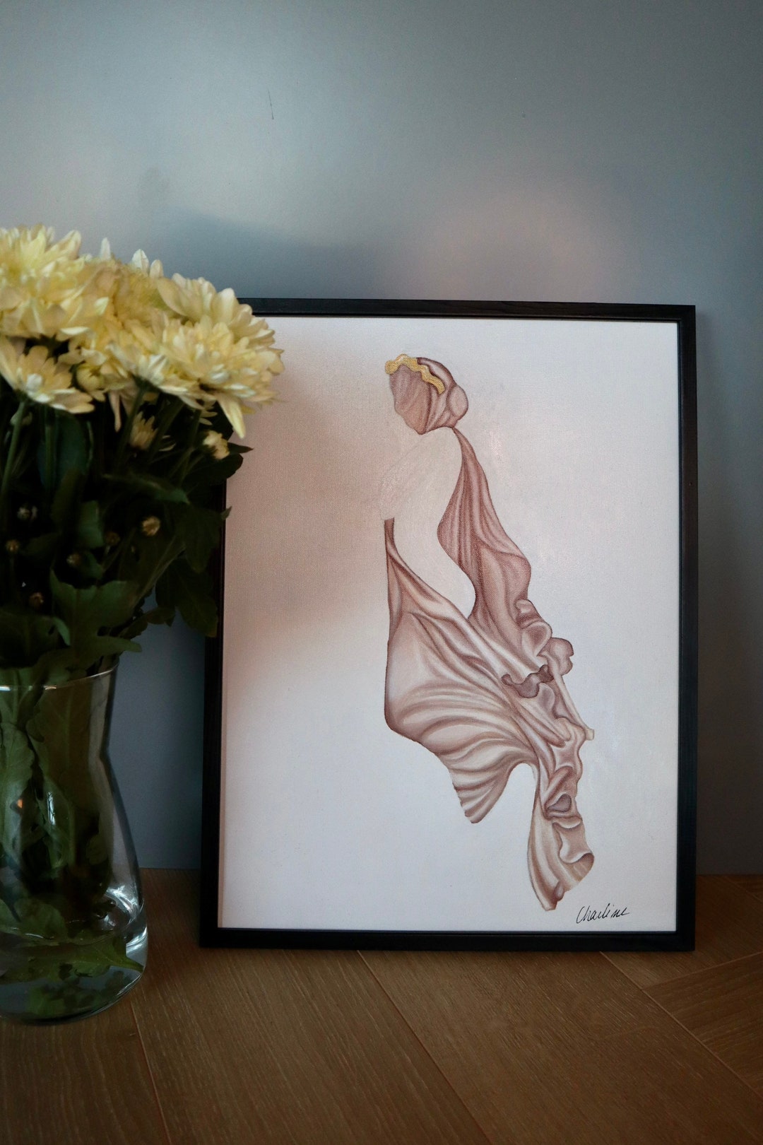 The Veiled Ghost Original Oil Painting - Etsy