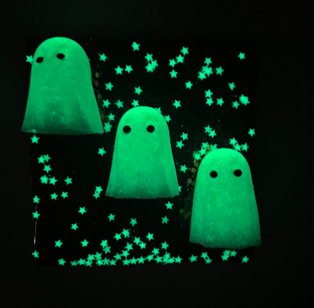 Ghosts, Mini Wall Art, Glowing Ghosts Wall Decor - Etsy
