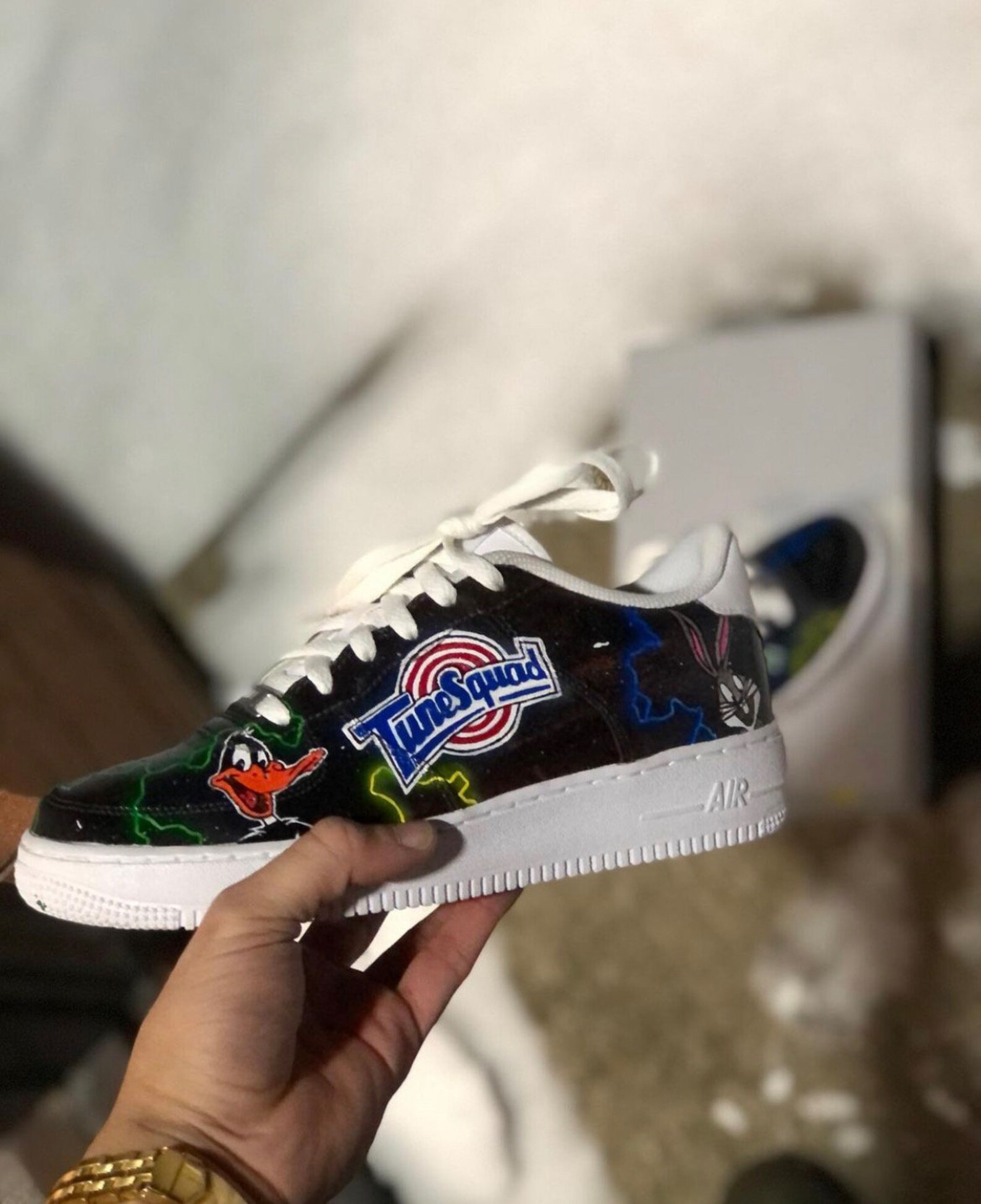 Custom Looney Tune Air Force 1 - Etsy