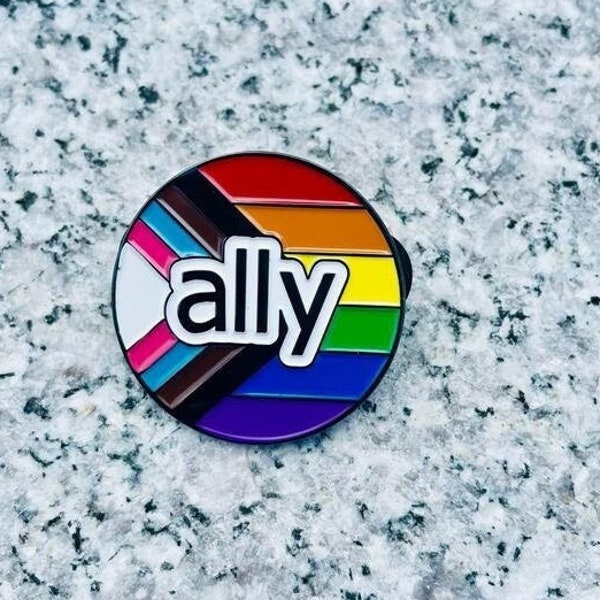 Lgbt Ally Pin Etsy