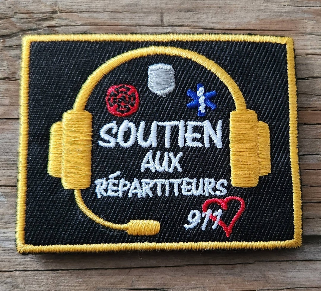 Embroidered Patch 911 Dispatcher With Velcro - Etsy