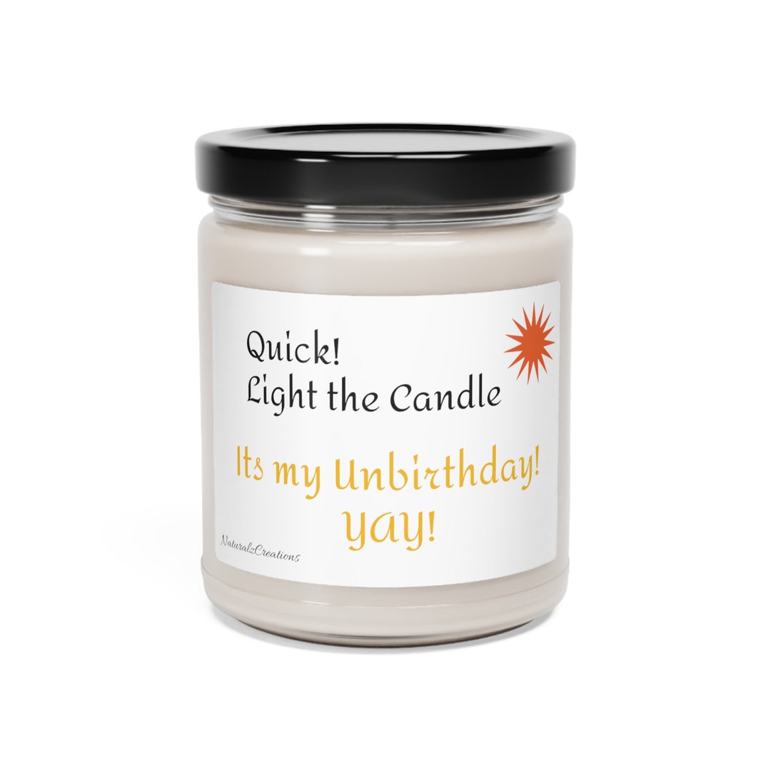 Unbirthday, It is My, Wonderland, Scented Soy Candle, 9oz - Etsy