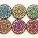 Premium Coasters Set of 6 Hand Painted Mandala Coasters Home Decor ...