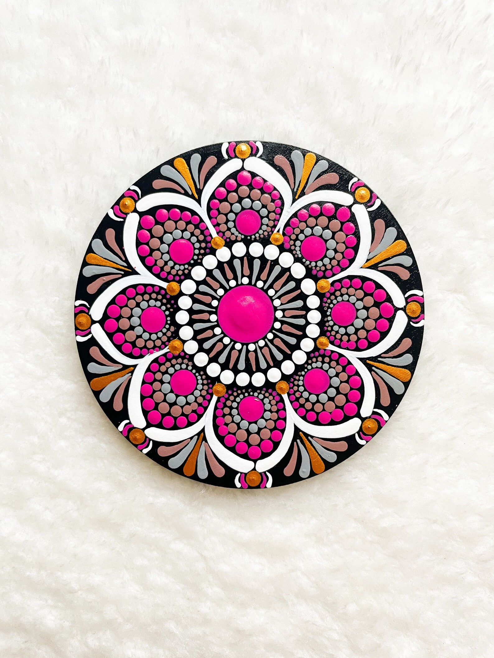 Kitchen Decor Coasters Hand Painted Wooden Coasters Gifts for Her ...