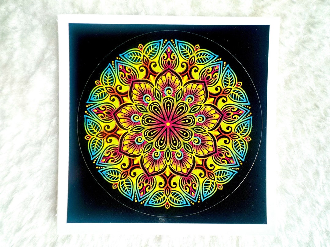 Mandala Stickers Mandala Decal Laptop Stickers Mandala Art Gift ...
