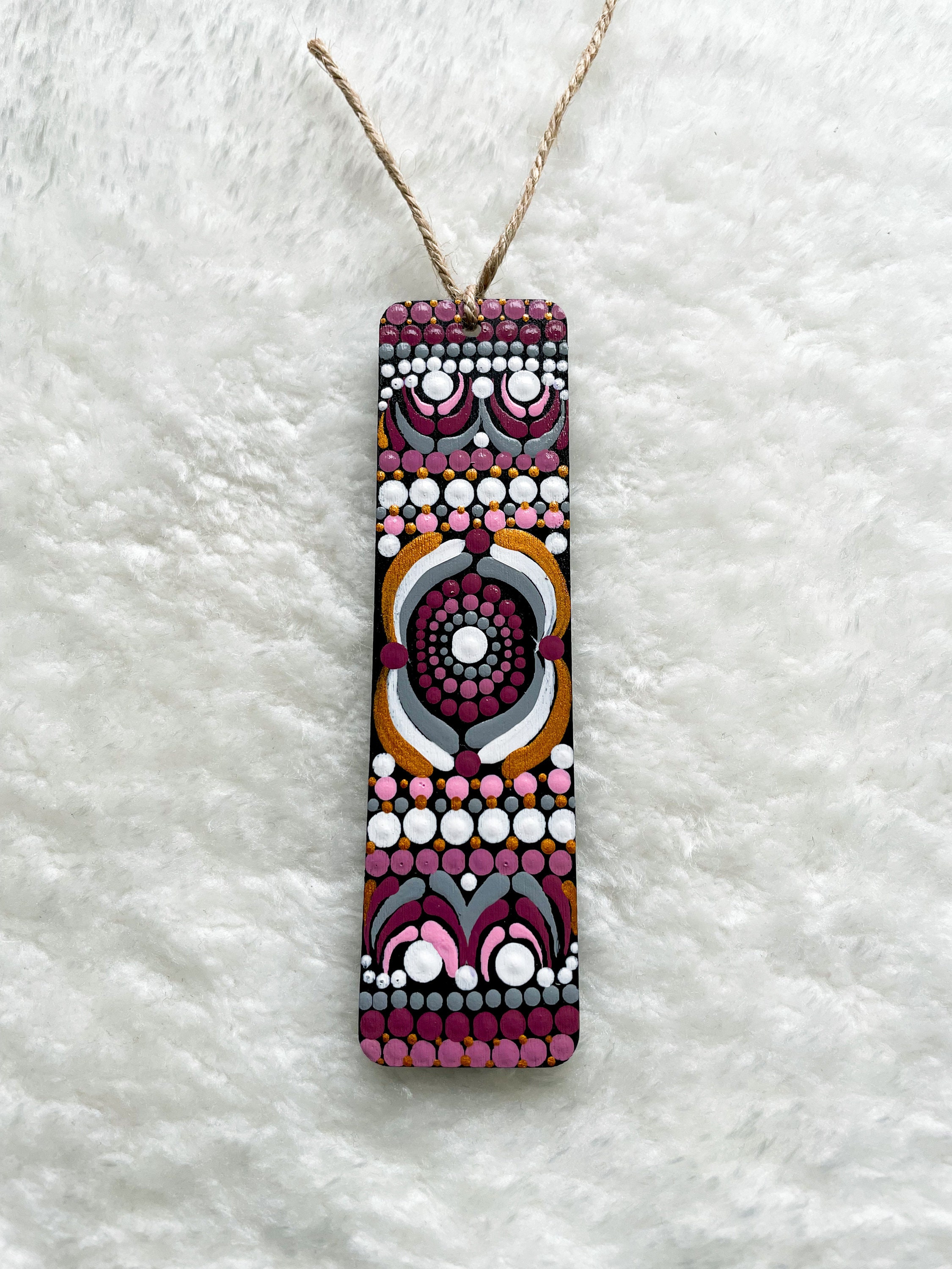 Mandala Art Bookmarks, Hand-painted Bookmarks Children & Adults' Gift ...