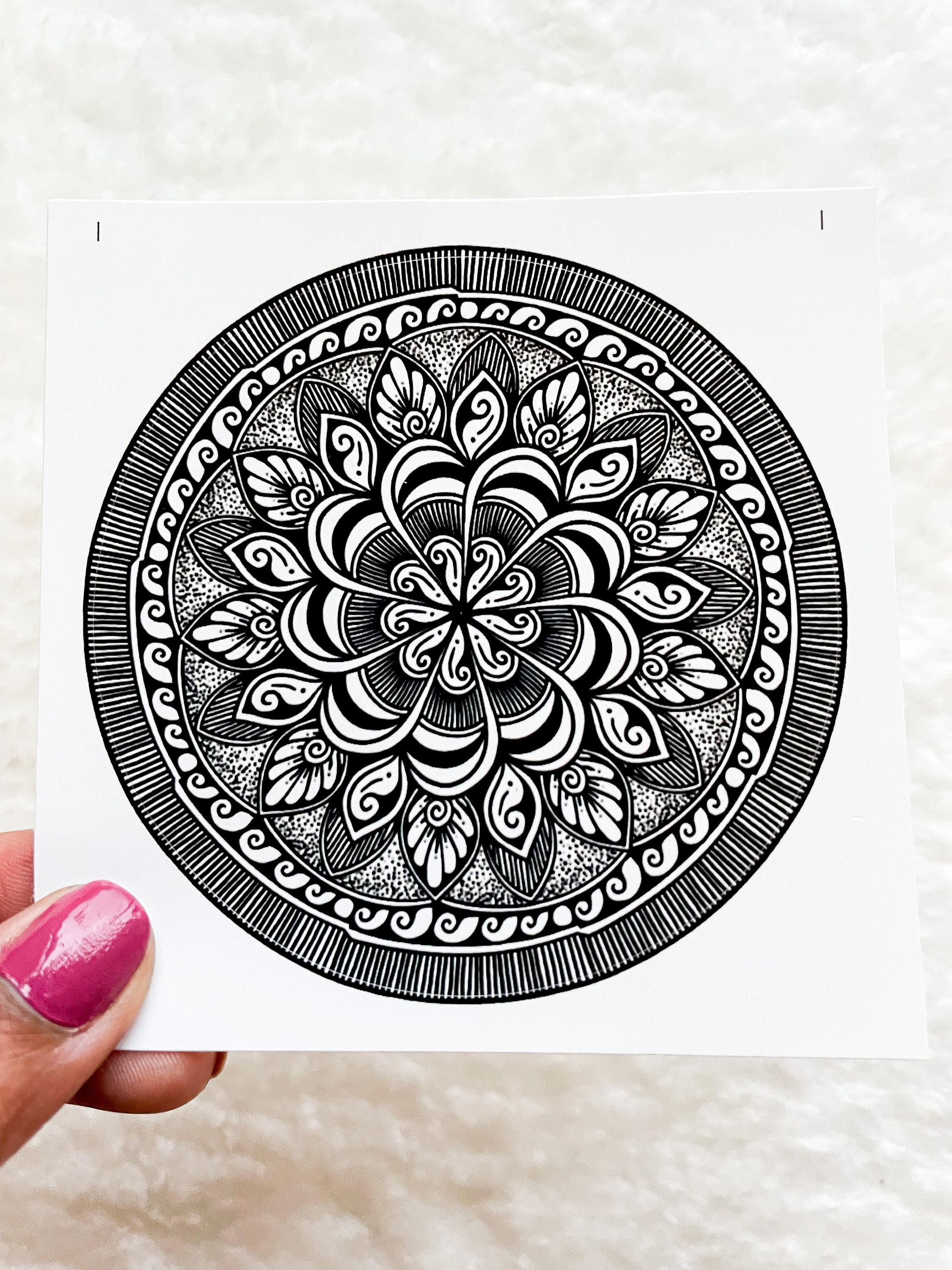 Mandala Stickers, Vinyl Mandala Decal, Laptop Stickers, Gifts for Her ...