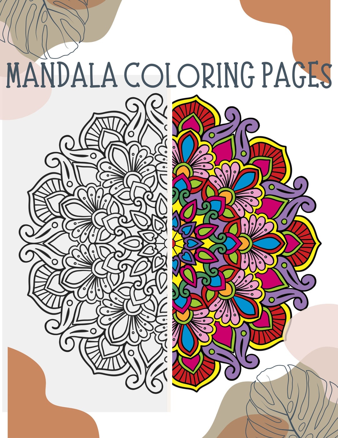 16 Mandala Colouring Pages Adult Coloring Pages Children Summer ...