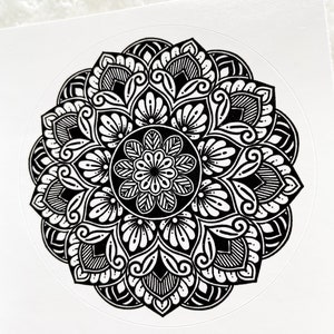 Mandala Stickers Mandala Decal Laptop Stickers Mandala Art Gift ...
