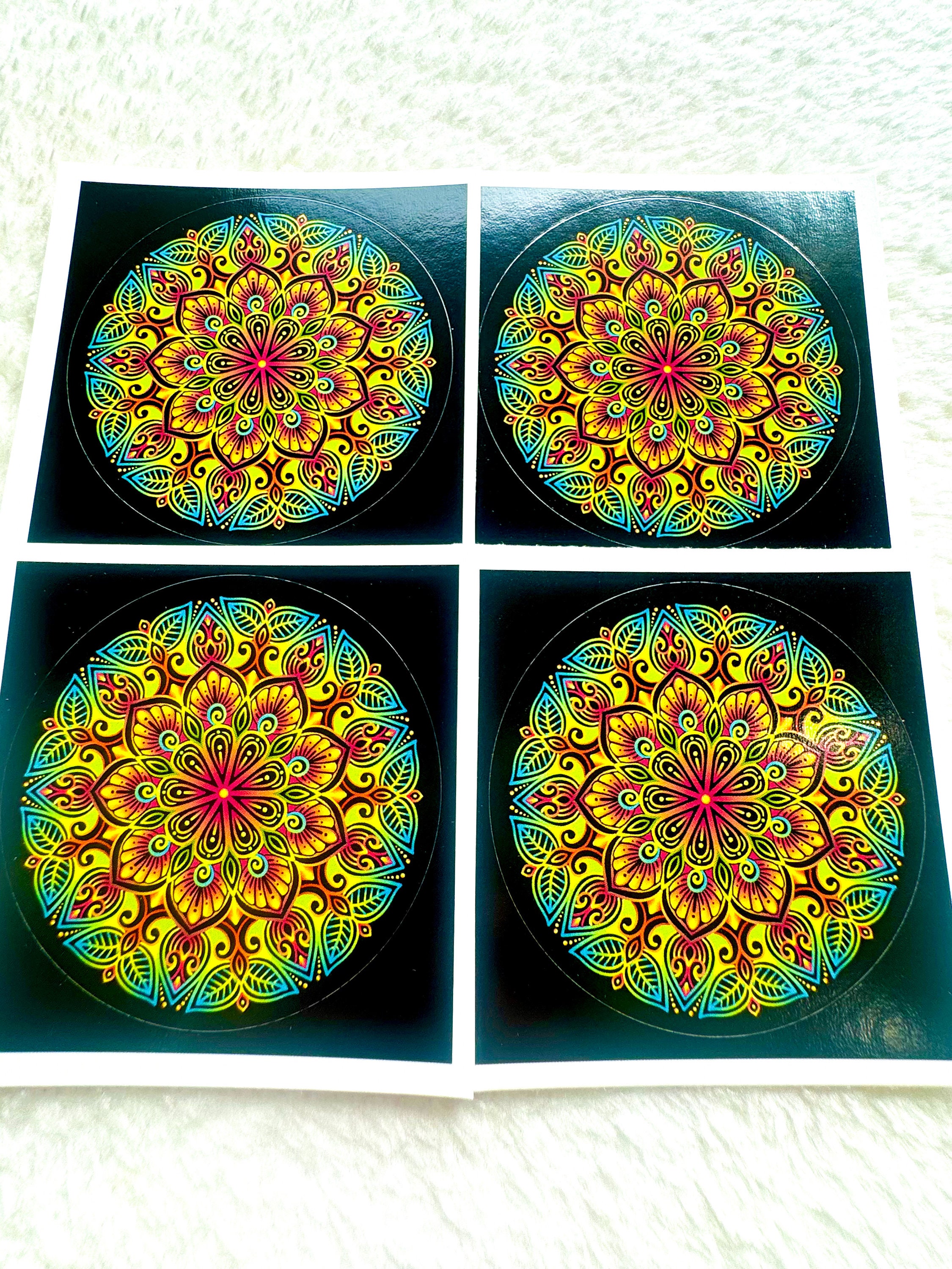 Mandala Stickers Mandala Decal Laptop Stickers Mandala Art Gift ...