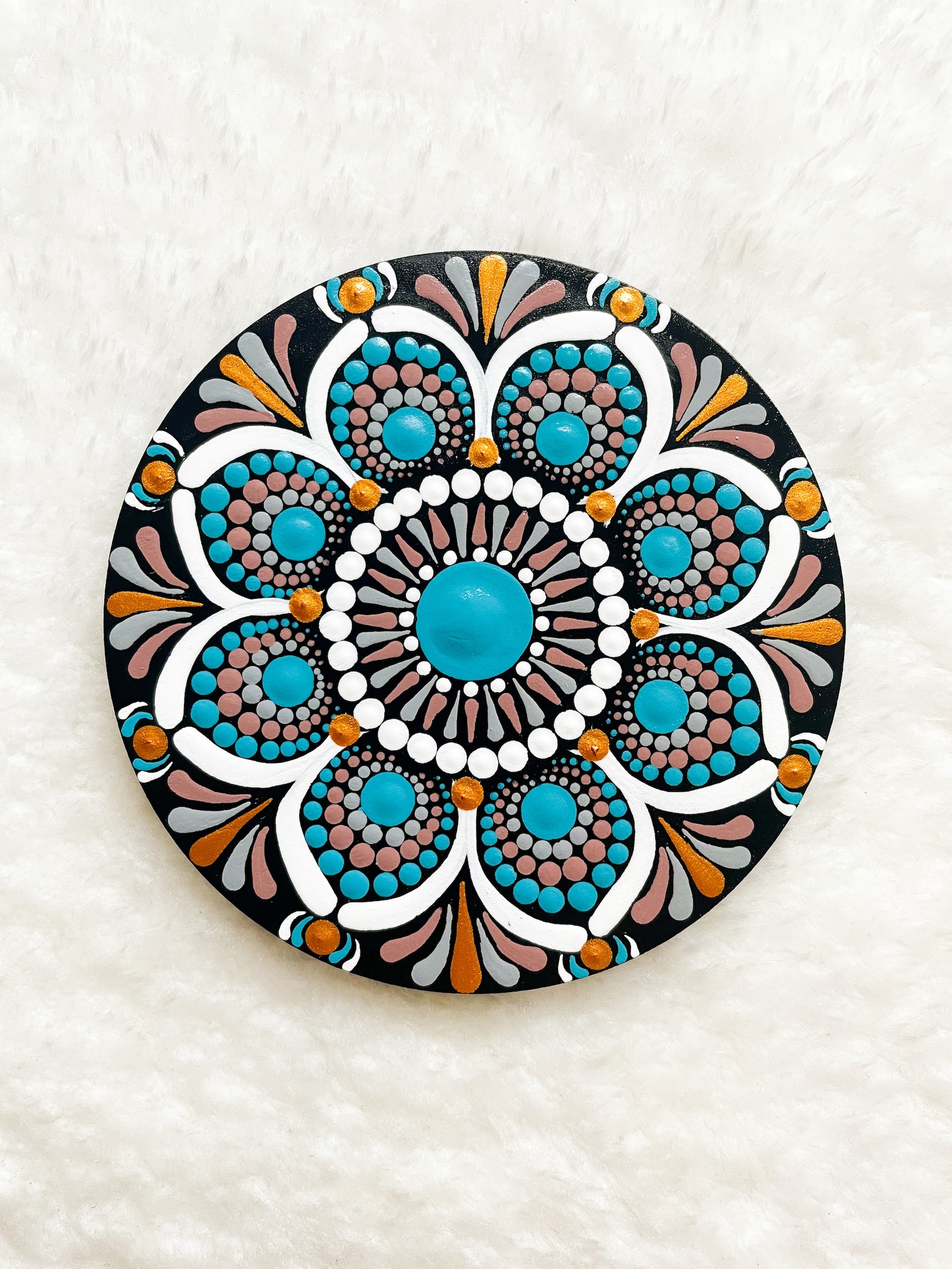 Kitchen Decor Coasters Hand Painted Wooden Coasters Gifts for Her ...