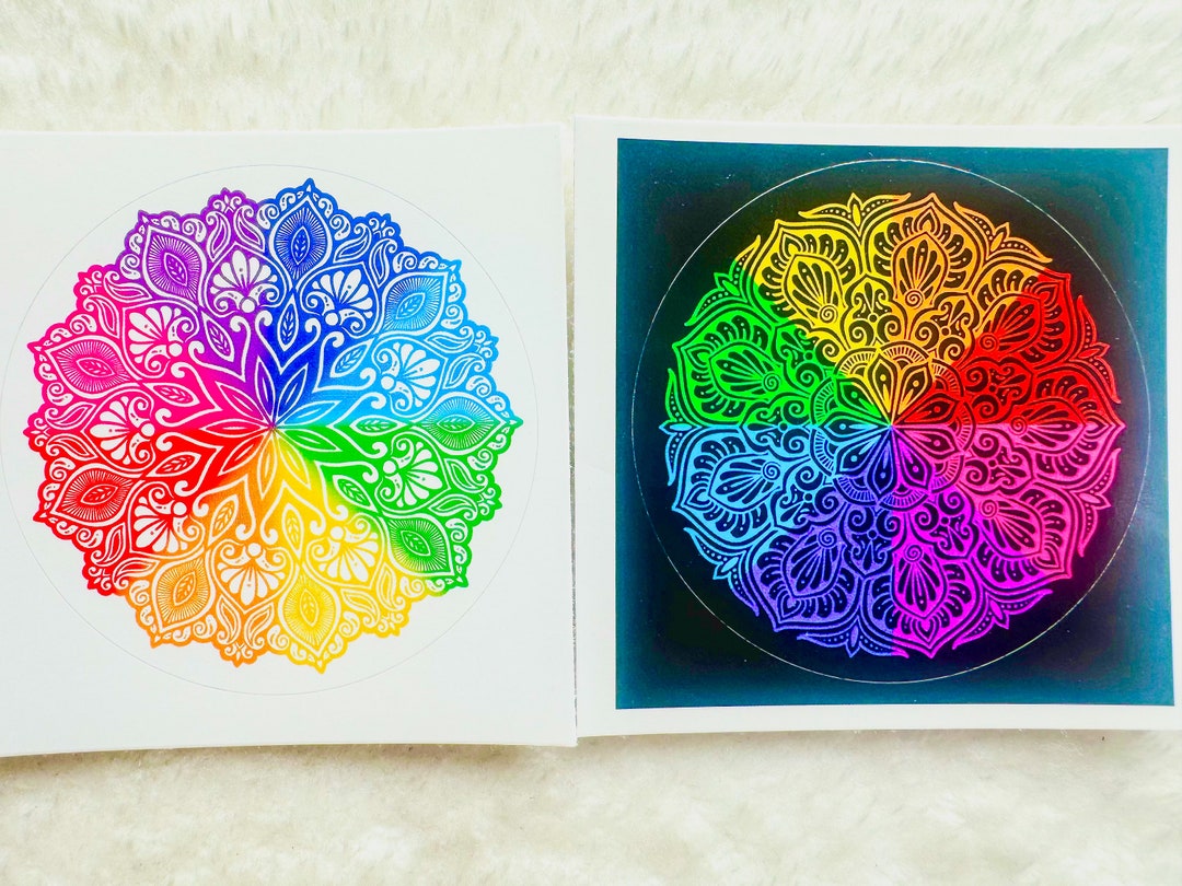 Mandala Stickers, Mandala Decal, Laptop Stickers, Gifts for Her ...