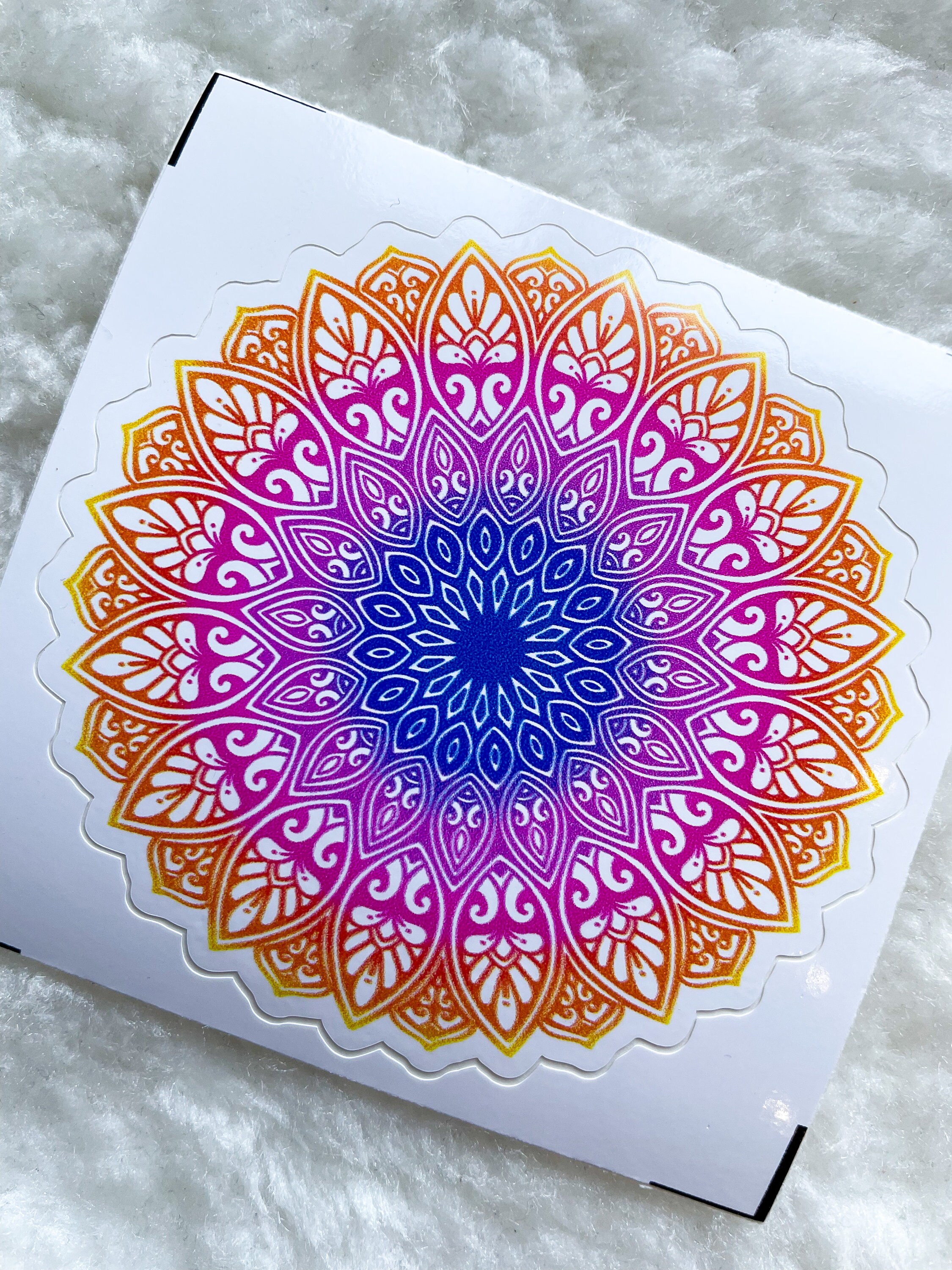 Mandala Stickers Mandala Art Decal Laptop Stickers Bottle - Etsy