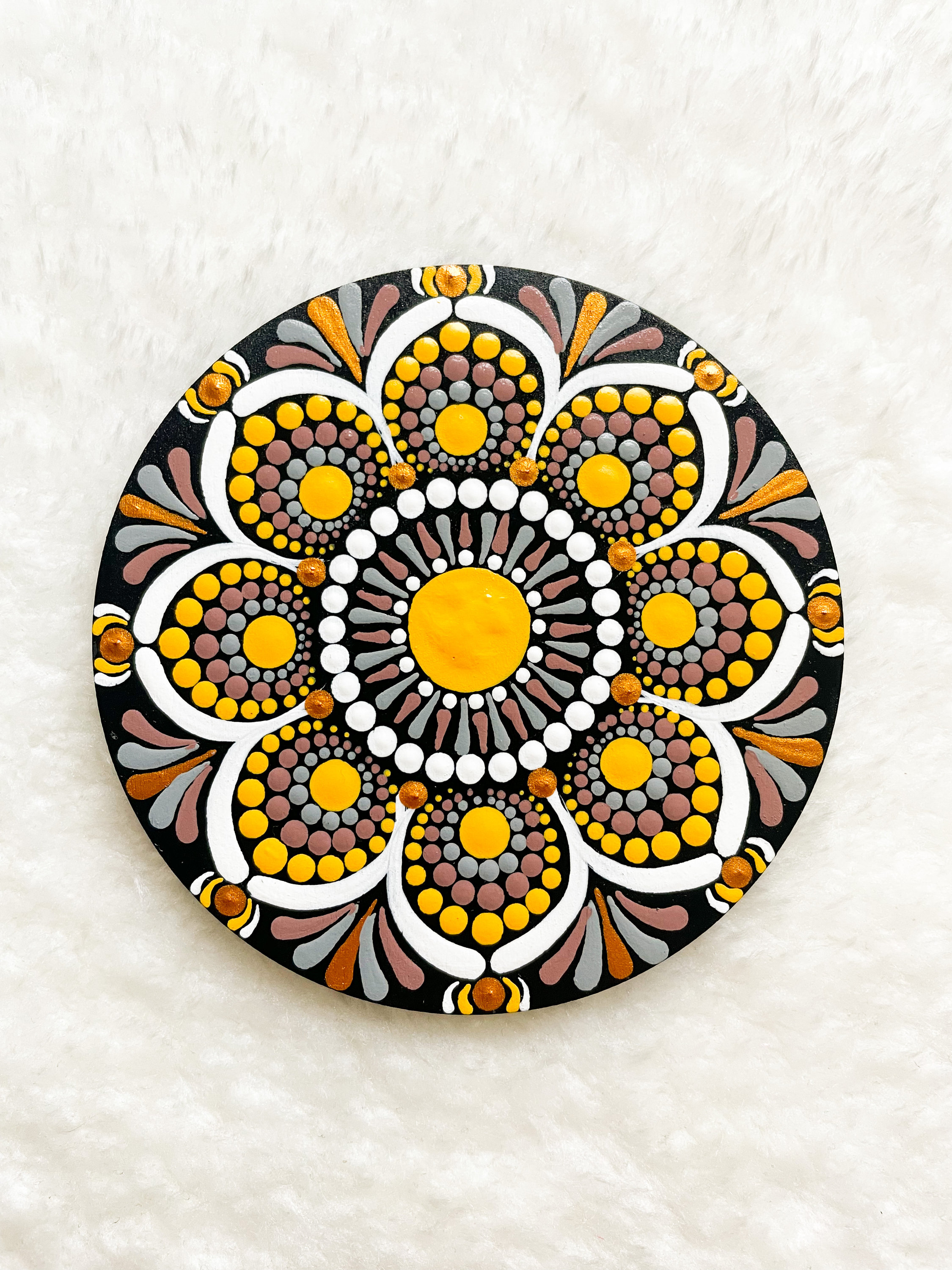 Kitchen Decor Coasters Hand Painted Wooden Coasters Gifts for Her ...