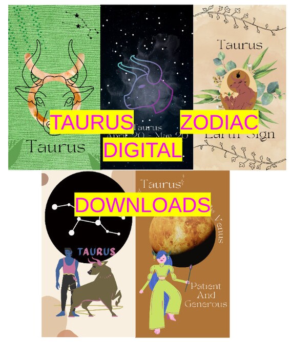 Zodiac Taurus Phone Wallpaper - Etsy