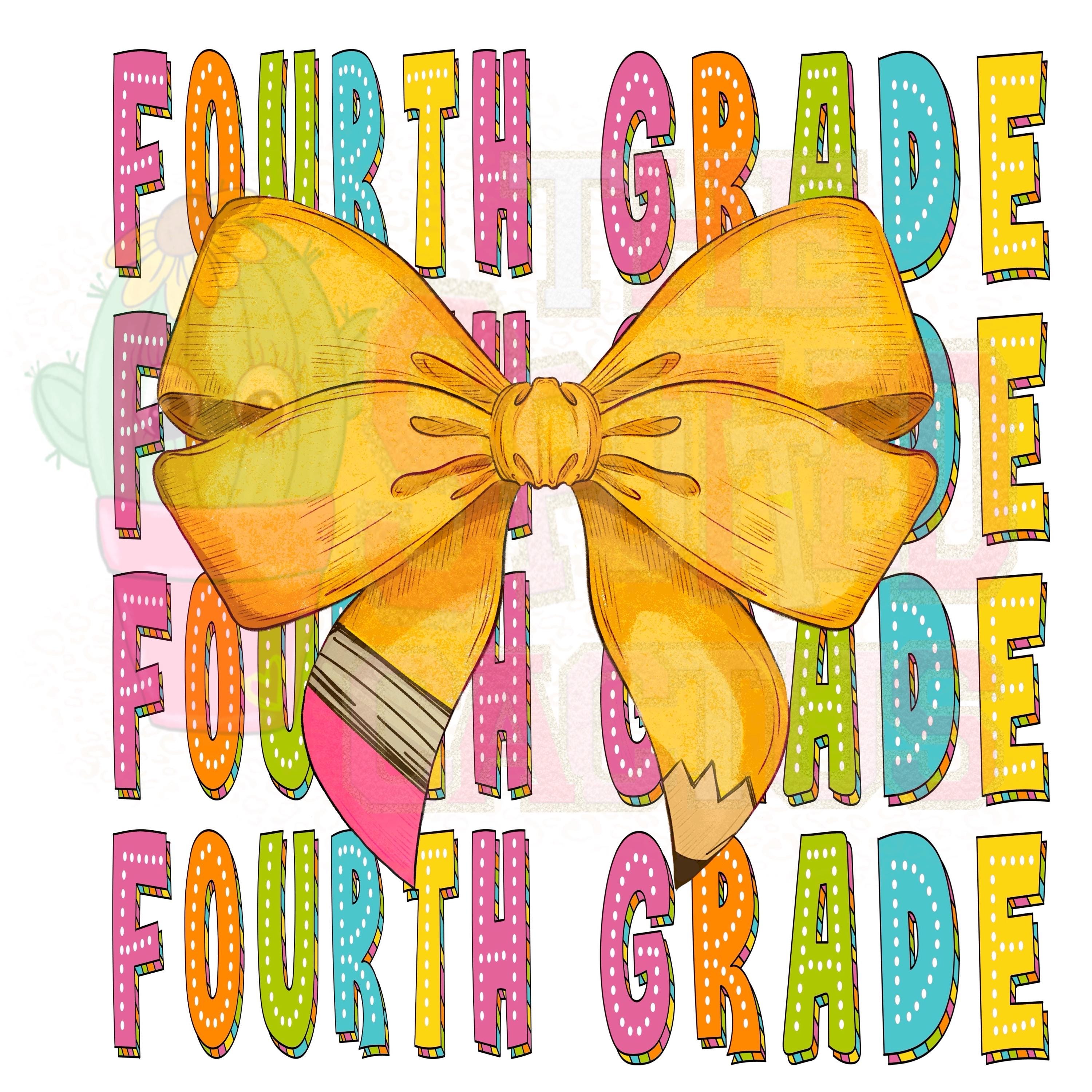 We Are the FOURTH GRADE Neon PNG - Etsy