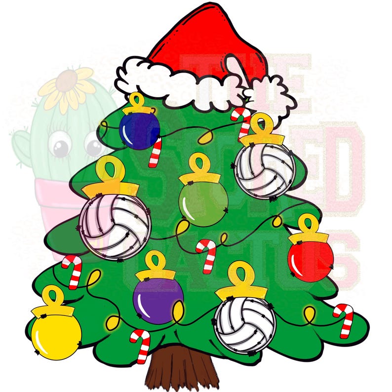 Oh Christmas Tree Volleyball PNG - Etsy