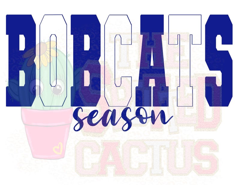 Bobcats Mascot PNG - Etsy