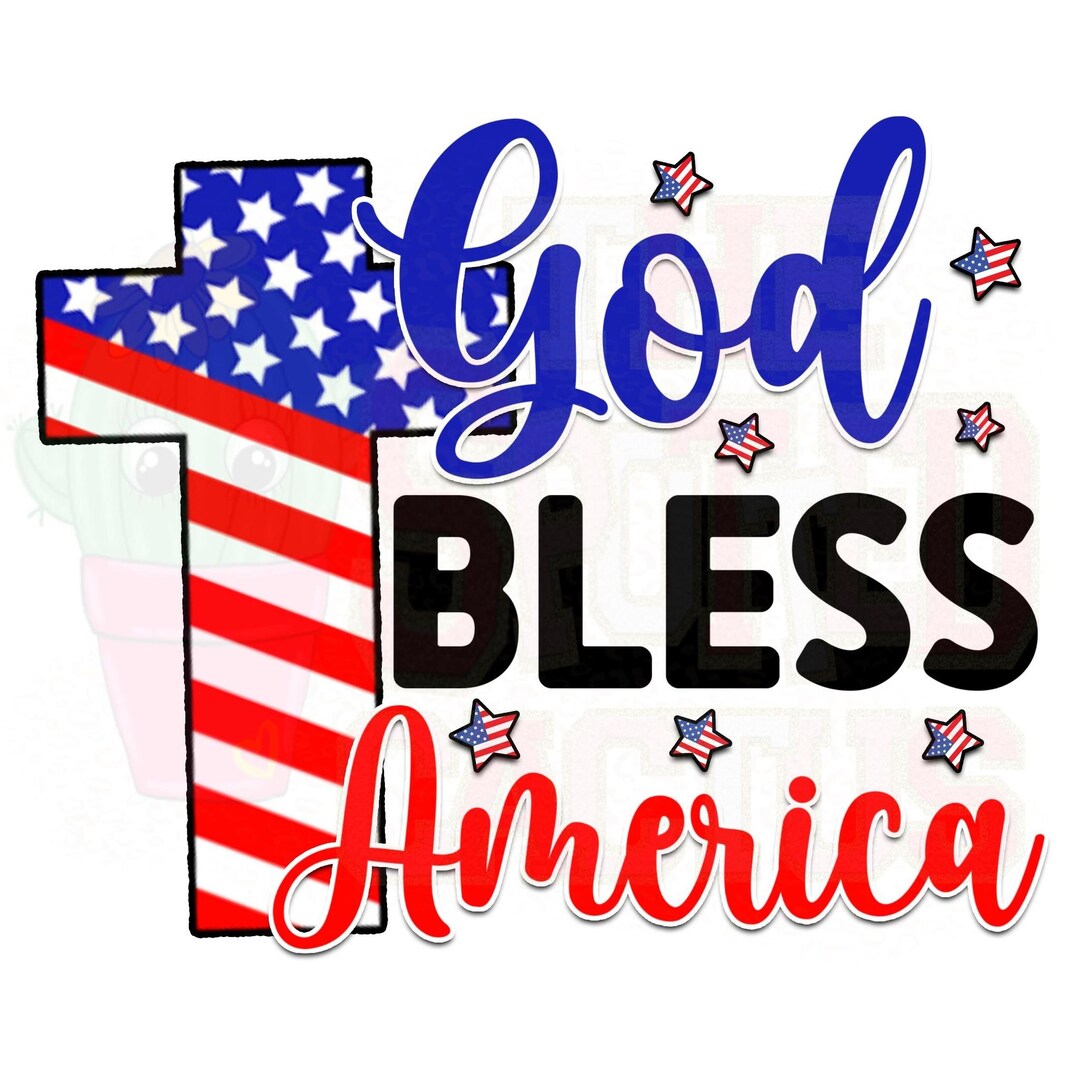 God Bless America PNG - Etsy