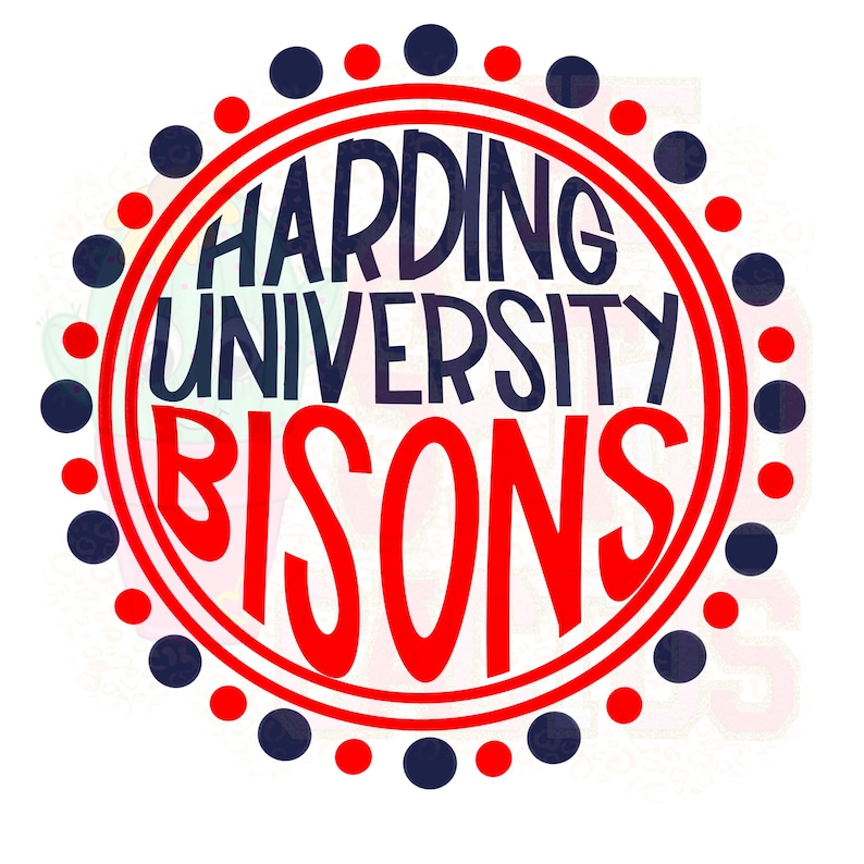 Harding University Bisons Spirit PNG - Etsy