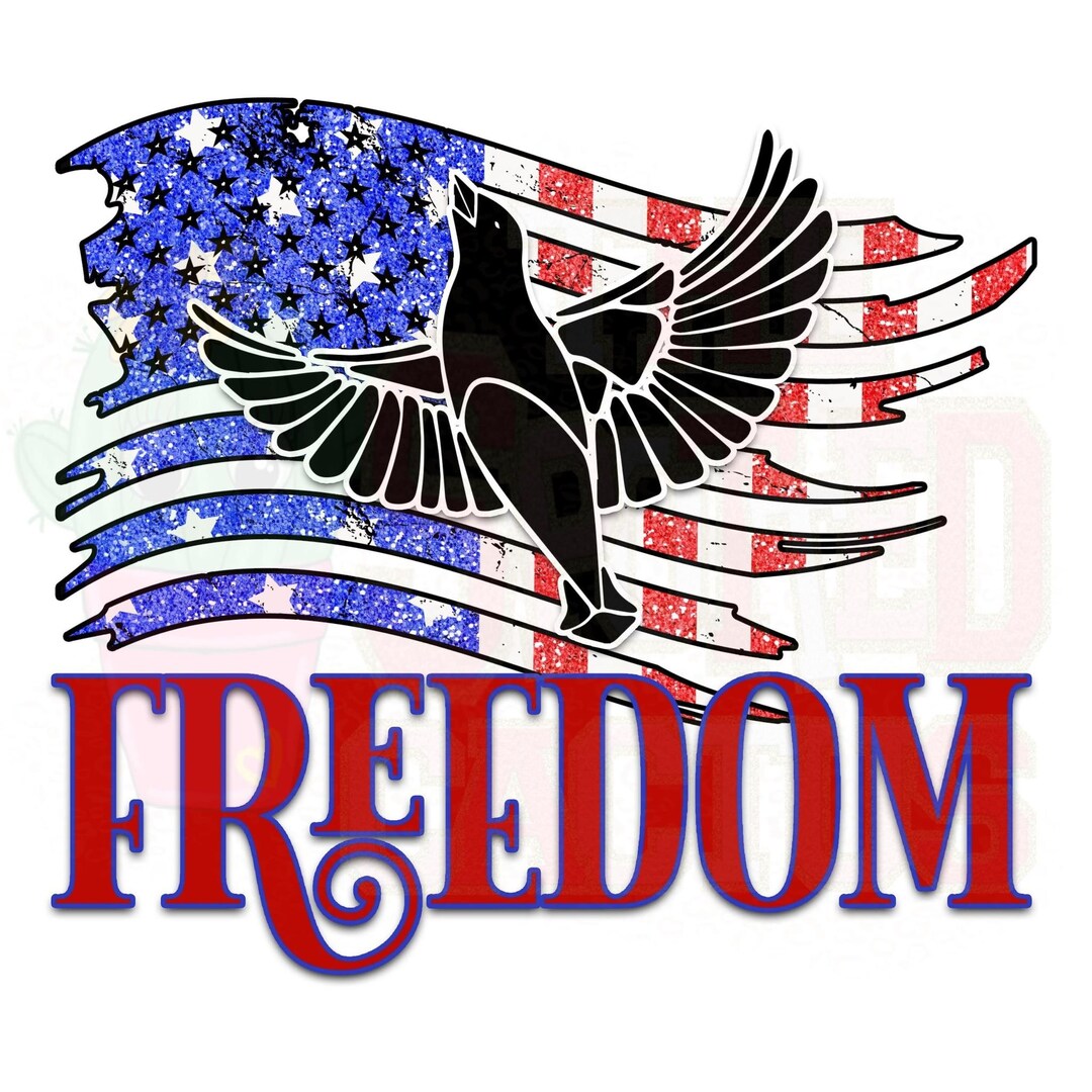 Freedom Patriotic PNG - Etsy