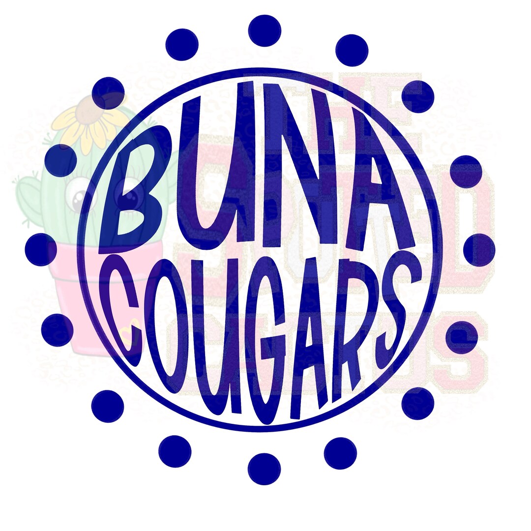 Buna Cougars Spirit PNG - Etsy