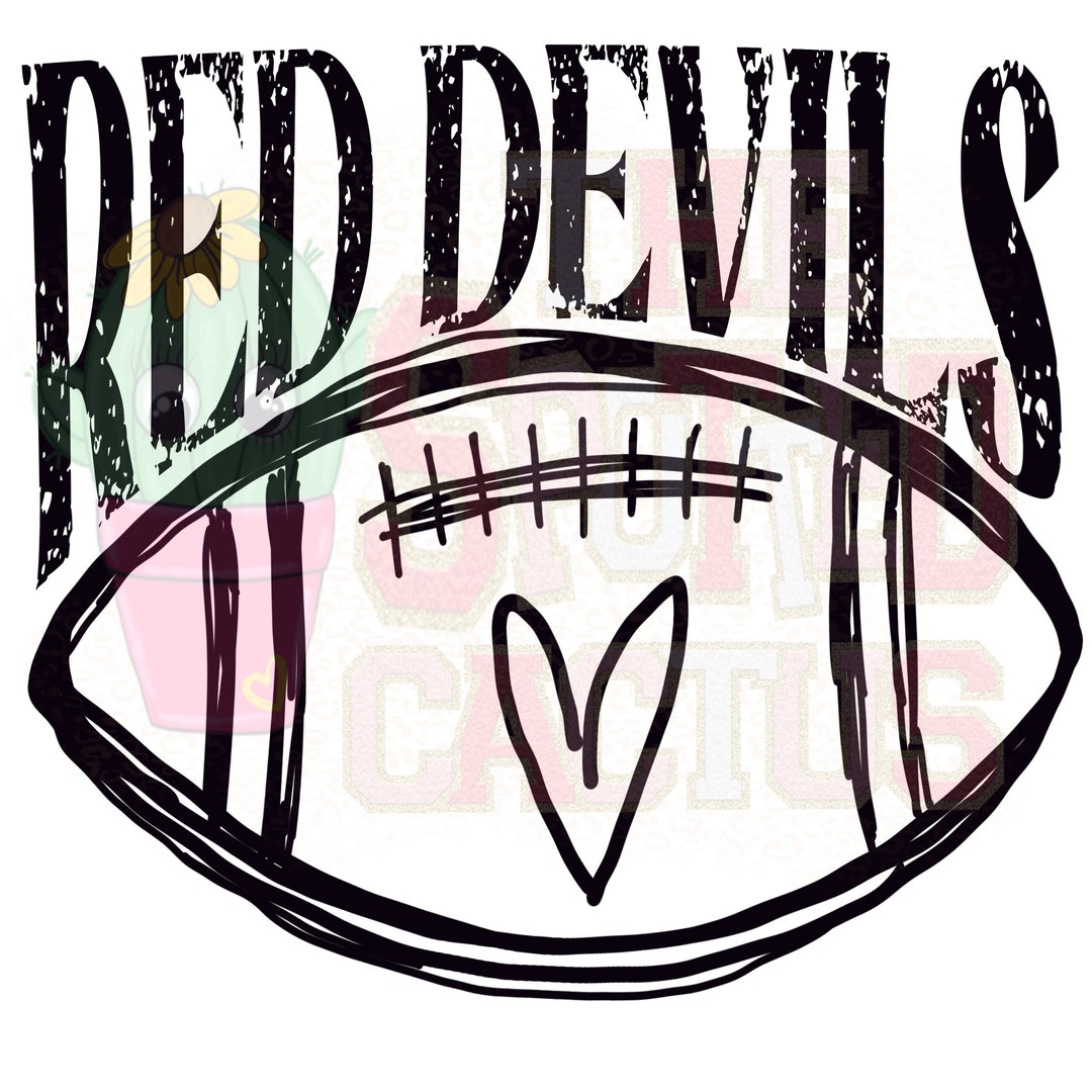Red Devils Football PNG - Etsy